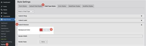 How To Change The Color Of Your Contact Form Submit Button Ninja Forms