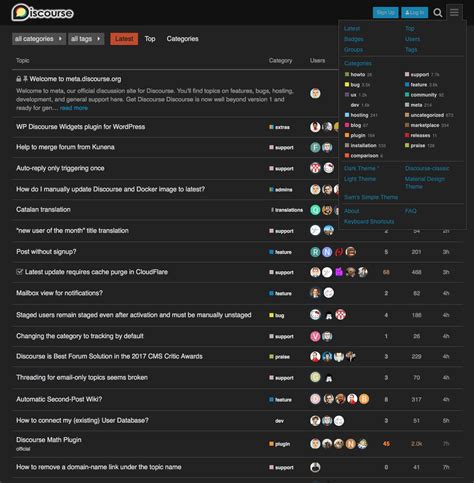 Discourse Dark Theme Meta Mcneel Forum