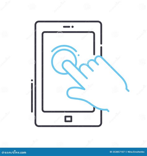 Purchase Line Icon Outline Symbol Vector Illustration Concept Sign