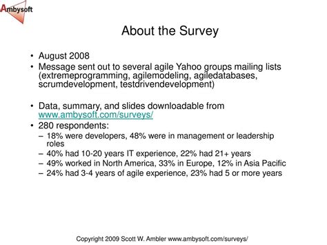 Agile Project Initiation Survey Ppt Download
