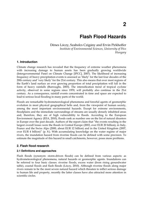 PDF Flash Flood Hazards