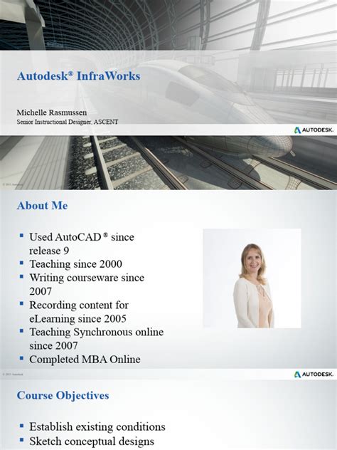 Introduction To Autodesk Infraworks Presentation Pdf