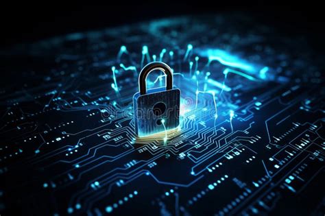 The Internet Data Privacy Information Security Concep Generative Ai Stock Illustration