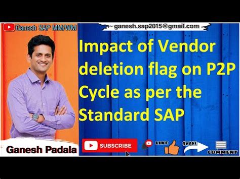 Real Time Concept Of Vendor Deletion Flag In SAP MM GANESH SAP SCM