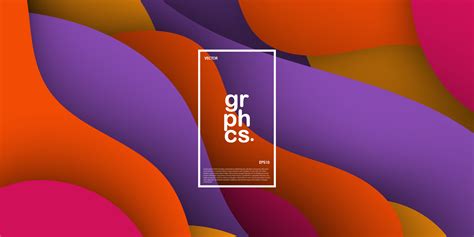 Trendy Premium Colorful Wavy Abstract Background With Gradient Yellow Red Purple Orange Pink