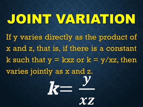 Free Joint And Combined Variation Worksheet Download Free Joint And