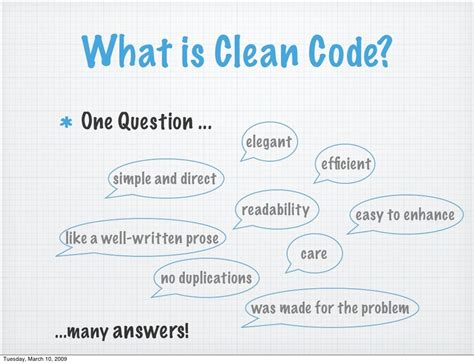 What Is Clean Code One