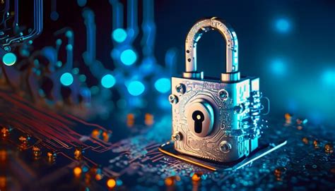 Premium Photo Padlock With Keyhole In Data Security On Circuit Modern Safety Digital Concept