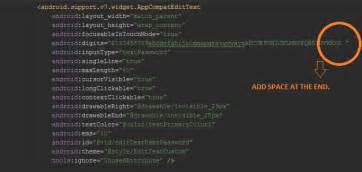 Android Space Bar Is Not Working Stack Overflow