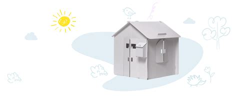 Направи си сам интересна картонена къща за игра My Toy