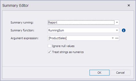 Calculate A Running Summary Net Reporting Tools Devexpress Documentation