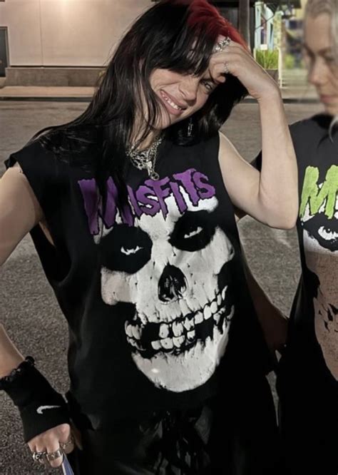Billie Eilish Misfits T Shirt Jacketsland Billie Eilish Billie