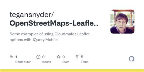 Github Tegansnyderopenstreetmaps Leaflet Jquery Mobile Examples Some Examples Of Using