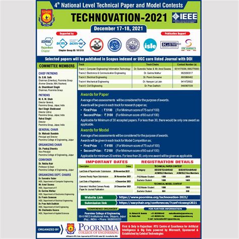 Poornima College Of Engineering On Linkedin Contest Technical Technicalevent Journals