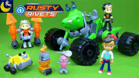 Lots Of Rusty Rivets Toys Nick Jr Botasaur Ruby Liam Bytes Crush Stem