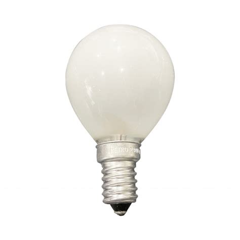 Incandescent Bulb Globe E14 40w Frosted Warm White