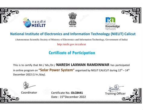 Naresh Ramdinwar On Linkedin Nielit Nationalknowledgenetwork