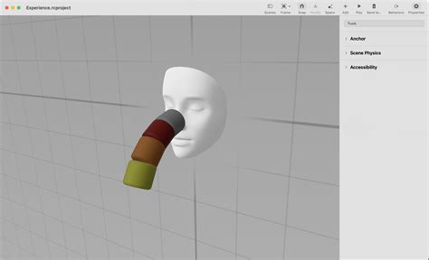 Swift Reality Composer Attaching Entities Together In A Chain With Physics Enabled Stack