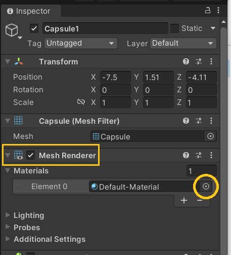 Where Is The Material Named Default Material Questions And Answers Unity Discussions