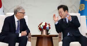 빌게이츠 Smr말하자 李대통령 韓 차세대 원전 관심 많다