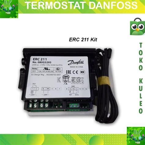 Jual Thermostat Termostat Digital Erc 211 Kit Merk Danfoss Original [terbaik] Shopee Indonesia