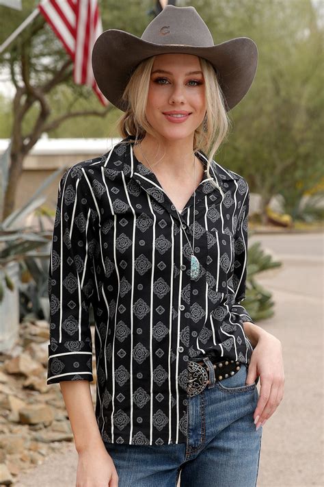 Diamond Print Western Shirt El Primo Western Wear