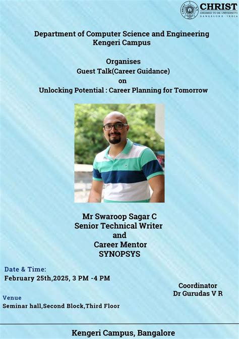 Department Of Cse Christ University On Linkedin Careerguidance Careerplanning