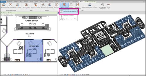 Visualization Of The Workspaces From The Revit Software Plugin With