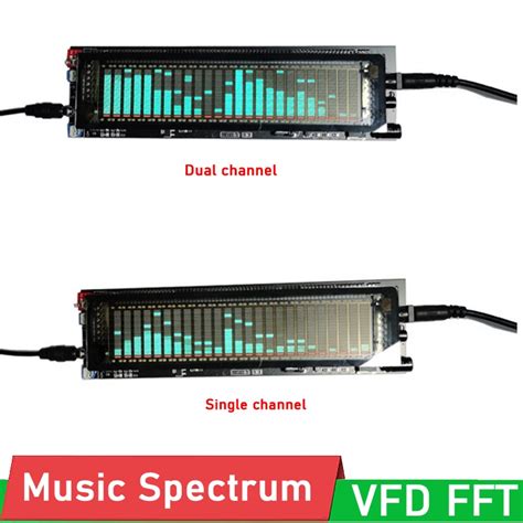 Vfd Display Music Spectrum Level Indicator Rhythm Analyzer Led Vu Meter