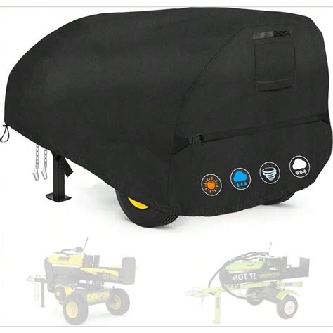 Log Splitter Cover Waterproof 1200d Tear Resistance Wood Splitter Cover All Wather Proof 15 45