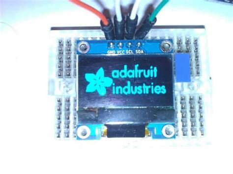 Arduino OLED X pantalla serie IIC impresión de texto y mover imágenes askix