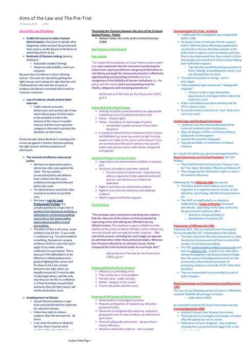 Criminal Evidence Full Notes Warning Tt Undefined Function 32 Warning Tt Undefined