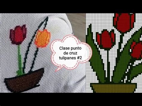 Patrones Punto De Cruz Tulipanes Pequeños Mis Tulipanes