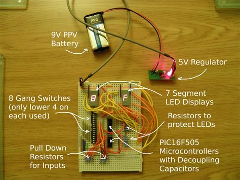 Daves Z80 Journey 24 Homebrew Hex To 7 Segment Display Drivers Working