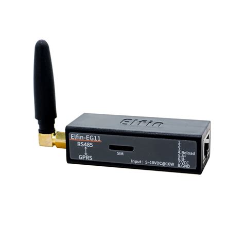 RJ RS To GPRS GSM Module Serial Port Web Server Network Device Support Modbus TCP IP