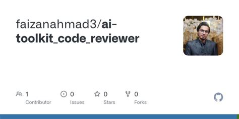 Faizan Ahmad On Linkedin Github Faizanahmad3ai Toolkitcodereviewer