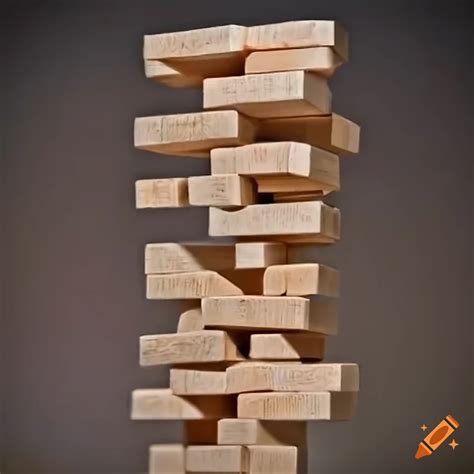 Jenga Blocks Collapsing 52 Off