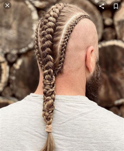 Con Un Toque Vikingo Viking Hairstyles Male Viking Haircut Cornrow