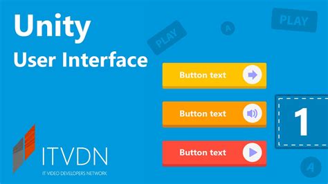Видео курс Unity D User Interface Урок Базовые элементы Анимация в UI YouTube