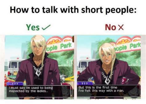 Klavier Gavin Hates Short People R Aceattorneycirclejerk