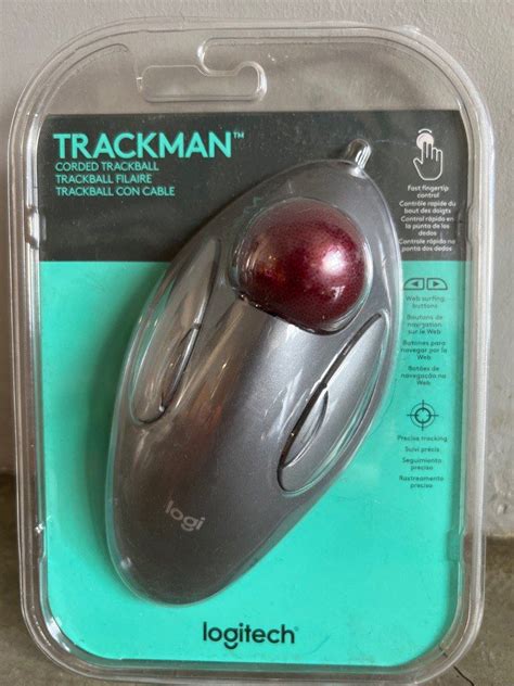 Corded Trackball Mouse Trackman From Logitech Computers And Tech Parts And Accessories Mouse