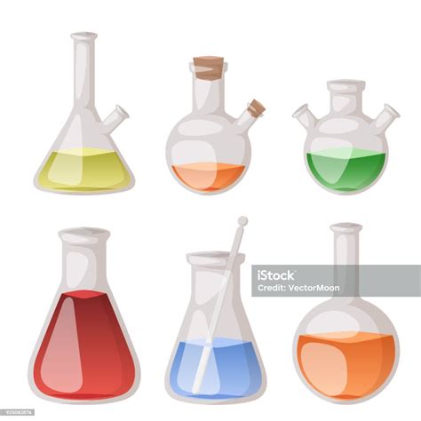 화학 플라스 크 실험실 벡터 실험실 유리 튜브 액체 바이오 분석 튜브 의료 과학 장비 건강 진단에 대한 스톡 벡터 아트 및 기타 이미지 건강 진단 건강관리와 의술