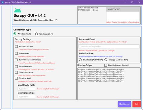 Not Working Issue Davidx D Scrcpy GUI GitHub