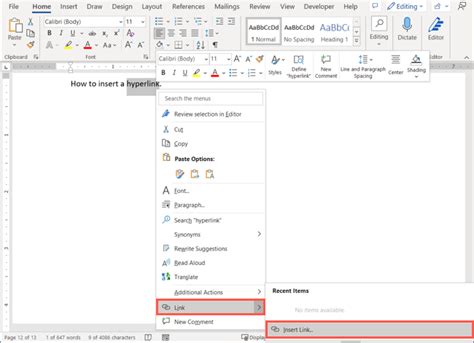 How To Insert Delete And Manage Hyperlinks In Microsoft Word