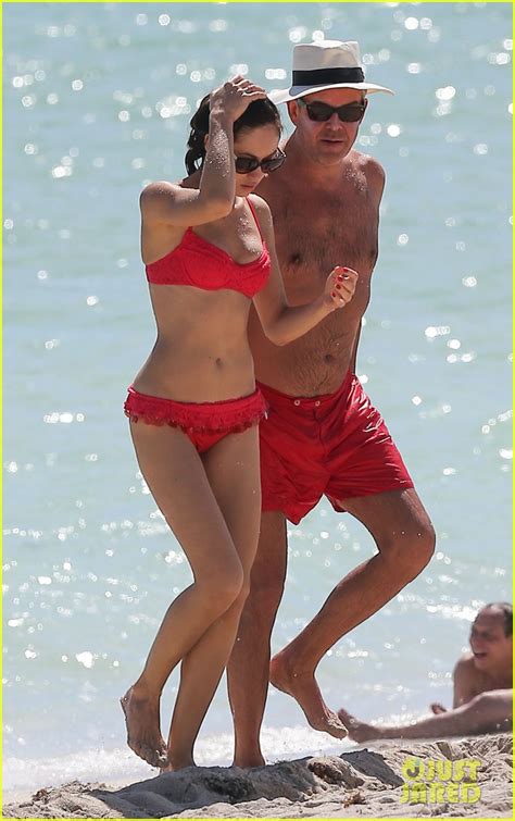 Olga Kurylenko Bikini Beach Babe With Beau Danny Huston Photo