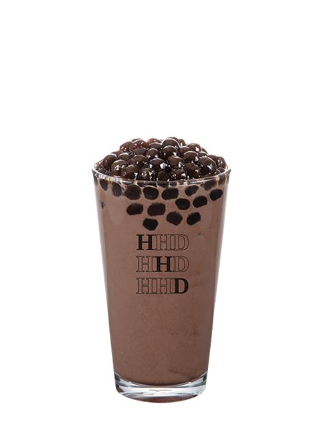 초콜릿 버블 밀크 음료