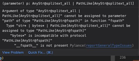 Possible Invalid Type Error With Overloaded Anystr · Issue 3817 · Microsoftpyright · Github