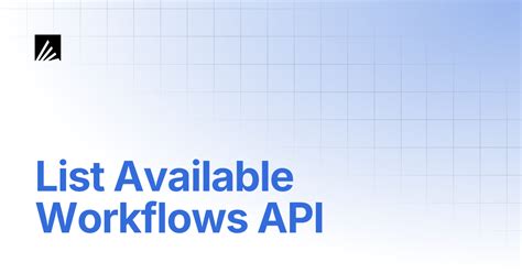 List Available Workflows Api Arcee Ai Documentation