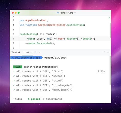 spatie on linkedin how to test all routes in your laravel app by writing just a single pest…