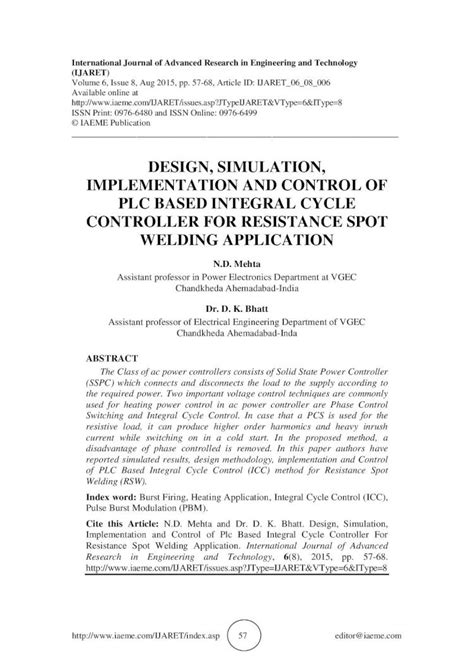 Pdf Design Simulation Implementation And Control Of Plc Based